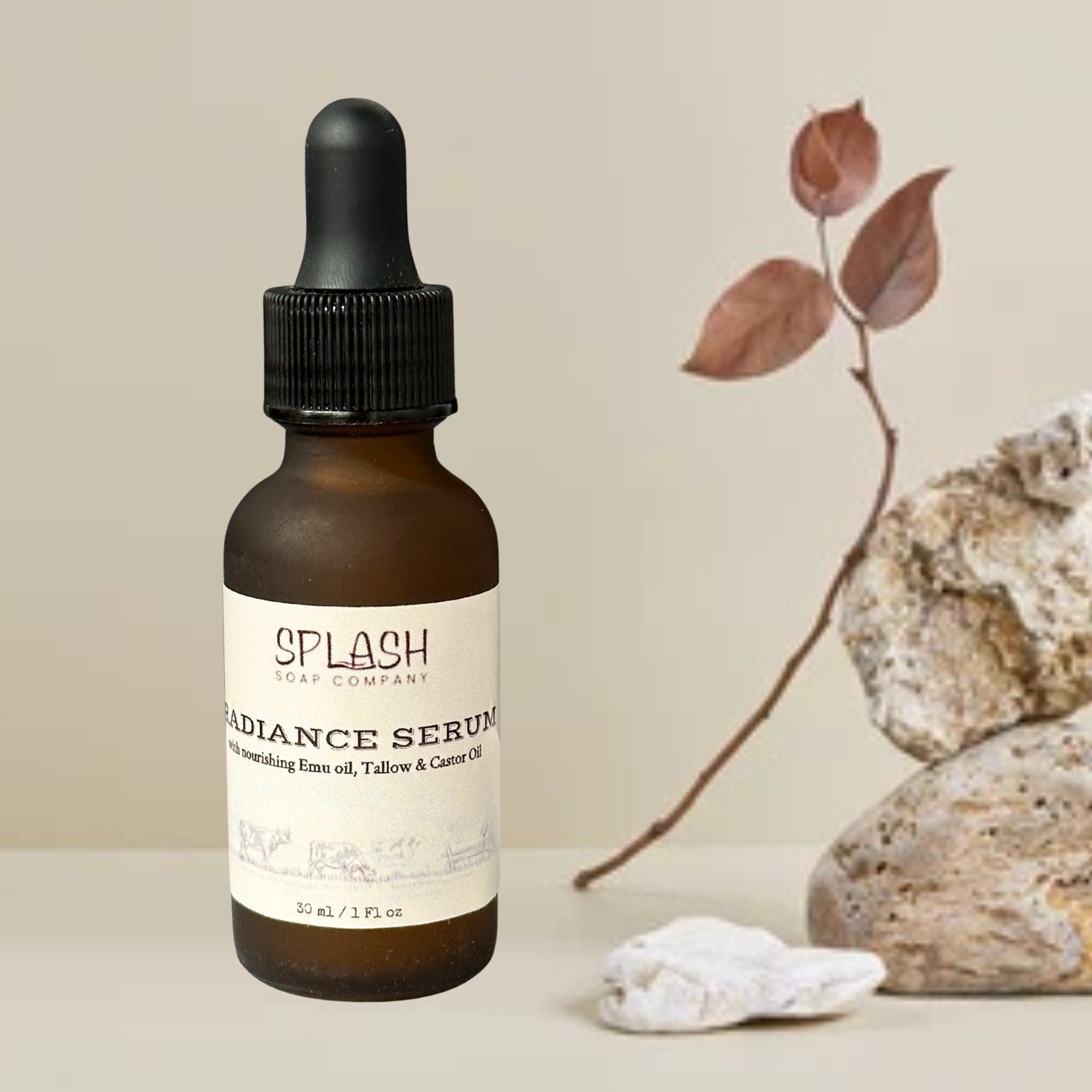 Radiance Serum with nourishing Emu oil, Tallow & Castor Oil – Splash ...