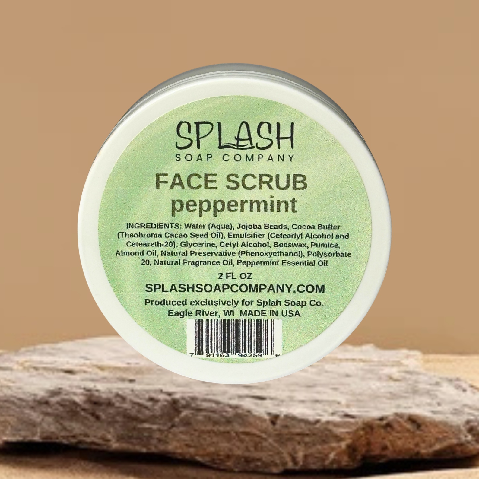 Peppermint Face Scrub – Splash Soap Company