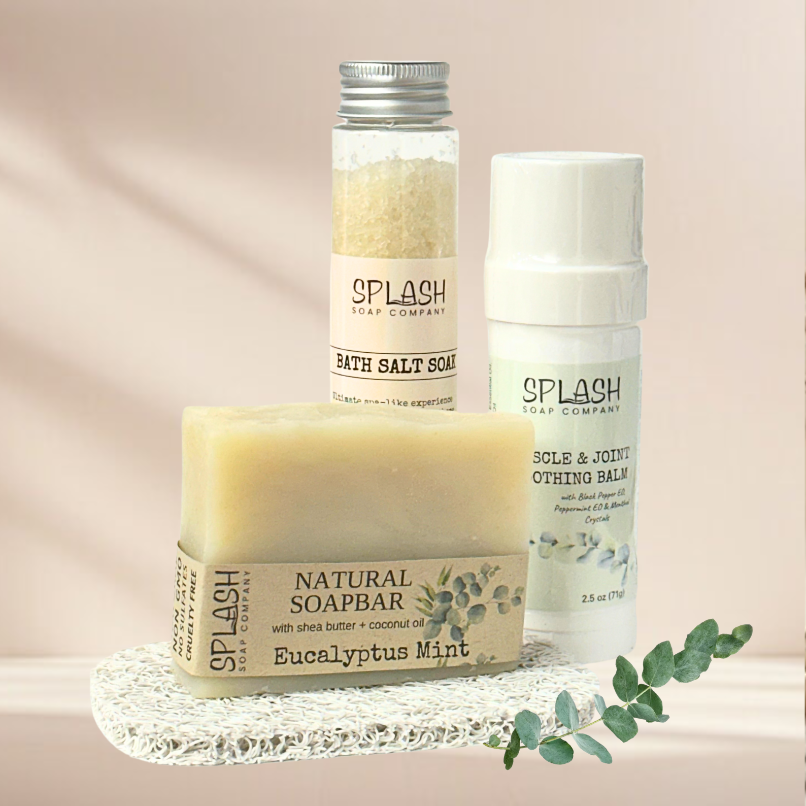 MUSCLE RECOVERY GIFT SET – Splash Soap Company